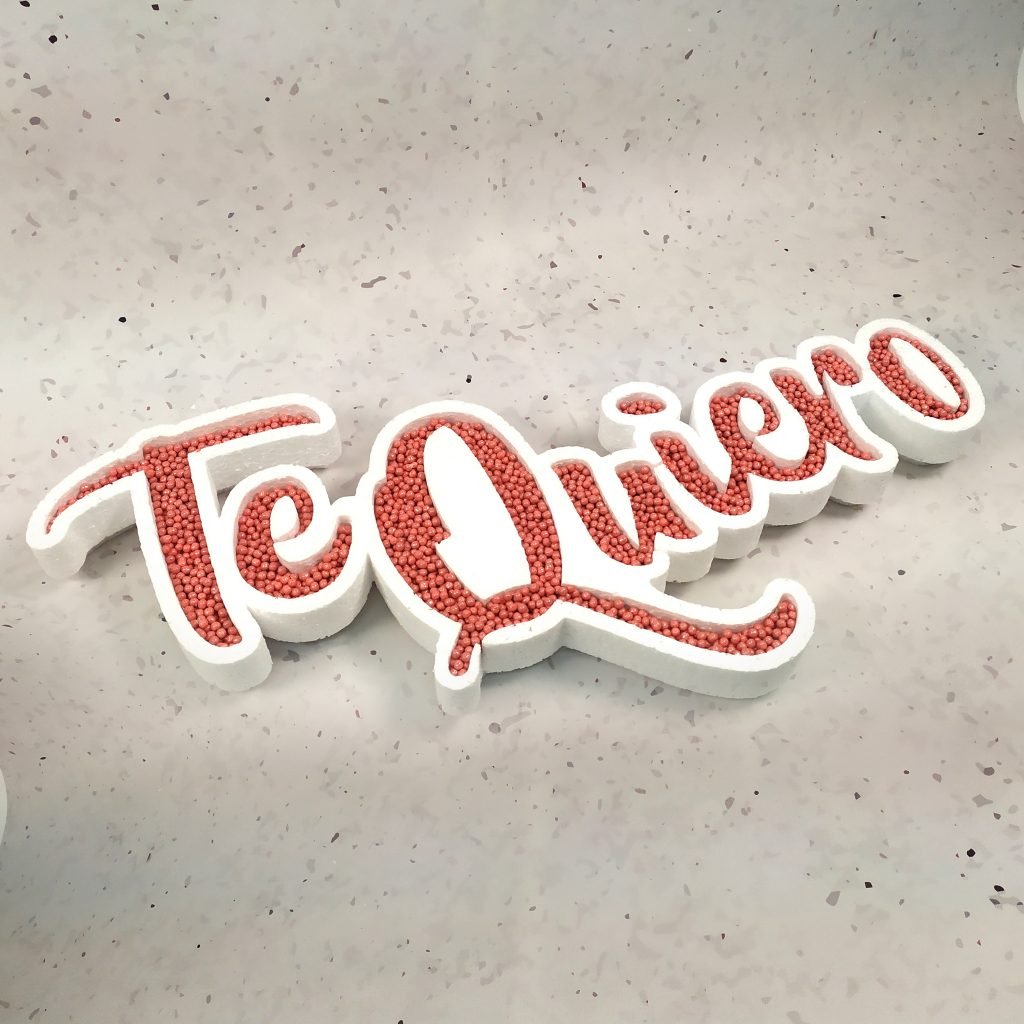 Letras Te quiero - Creatucorcho.com